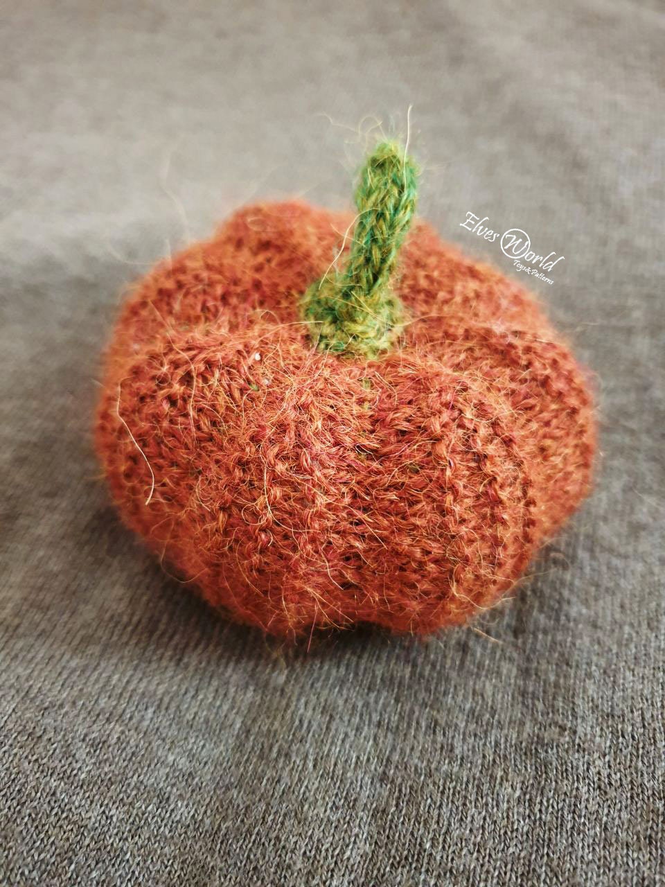 Pumpkin Knitting Pattern Easy Halloween Pumpkin Ornament - Etsy
