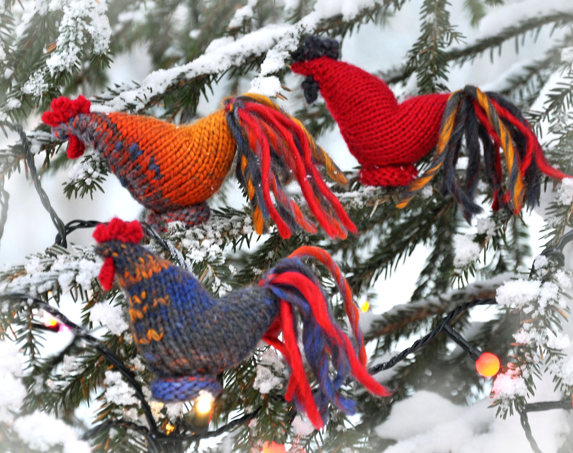 Knitting Pattern for Rooster Toy. Knitted Easter Decorations. - Etsy