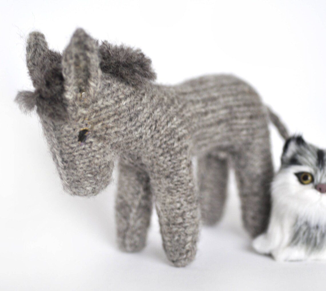 Knitting Pattern for Donkey Amigurumi Patterns Christmas | Etsy