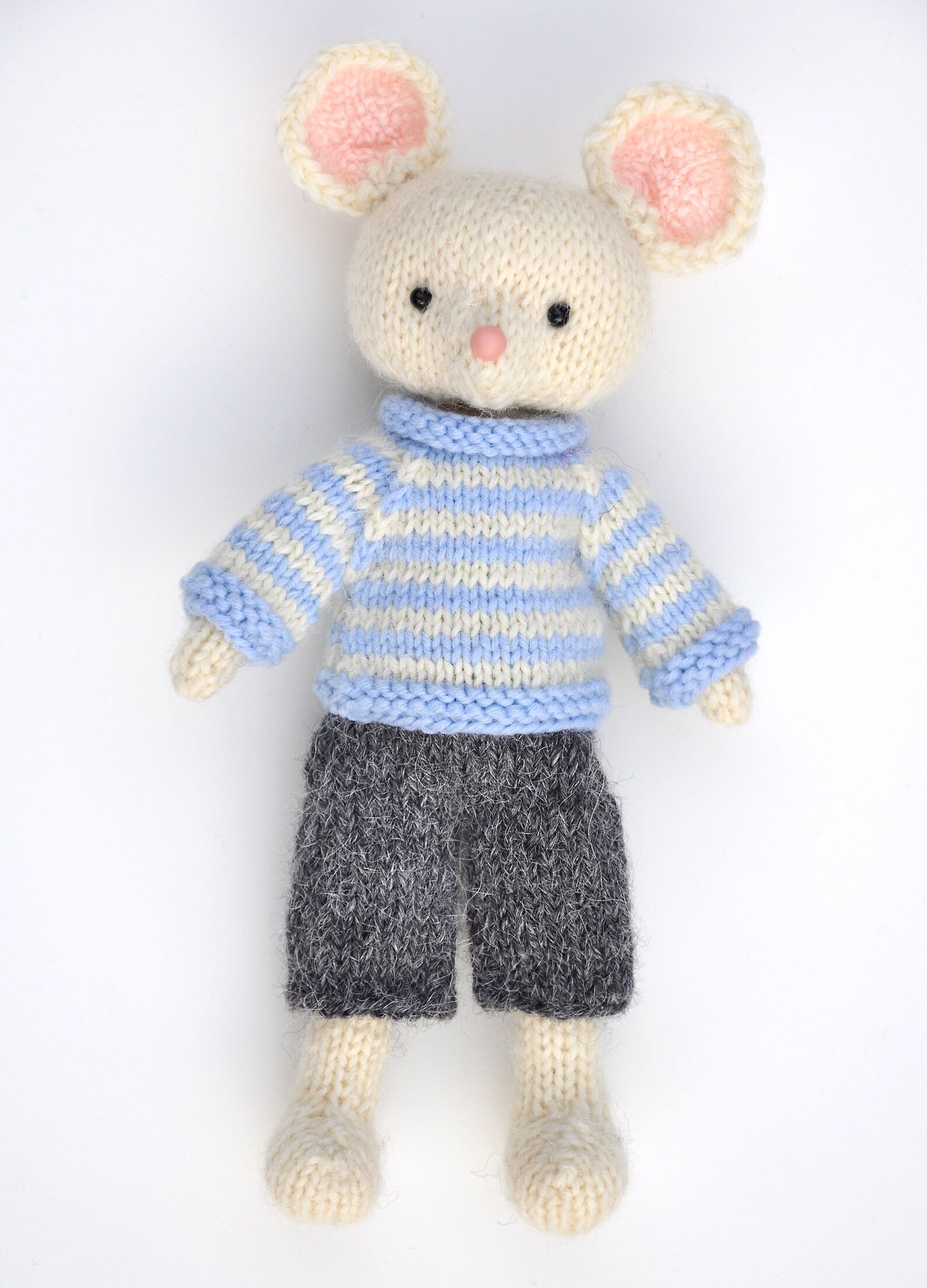 Knitting Patterns Toy Mice Family Knitted Animal Pattern Knit | Etsy