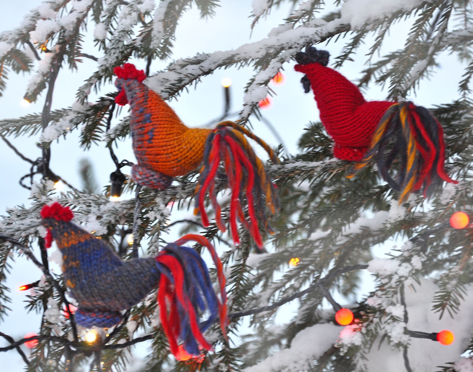 Knitting Pattern for Rooster Toy. Knitted Easter Decorations. - Etsy