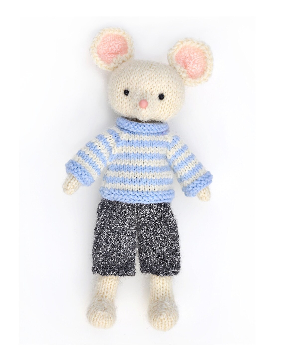 Knitting Patterns Toy Mice Family Knitted Animal Pattern Knit | Etsy