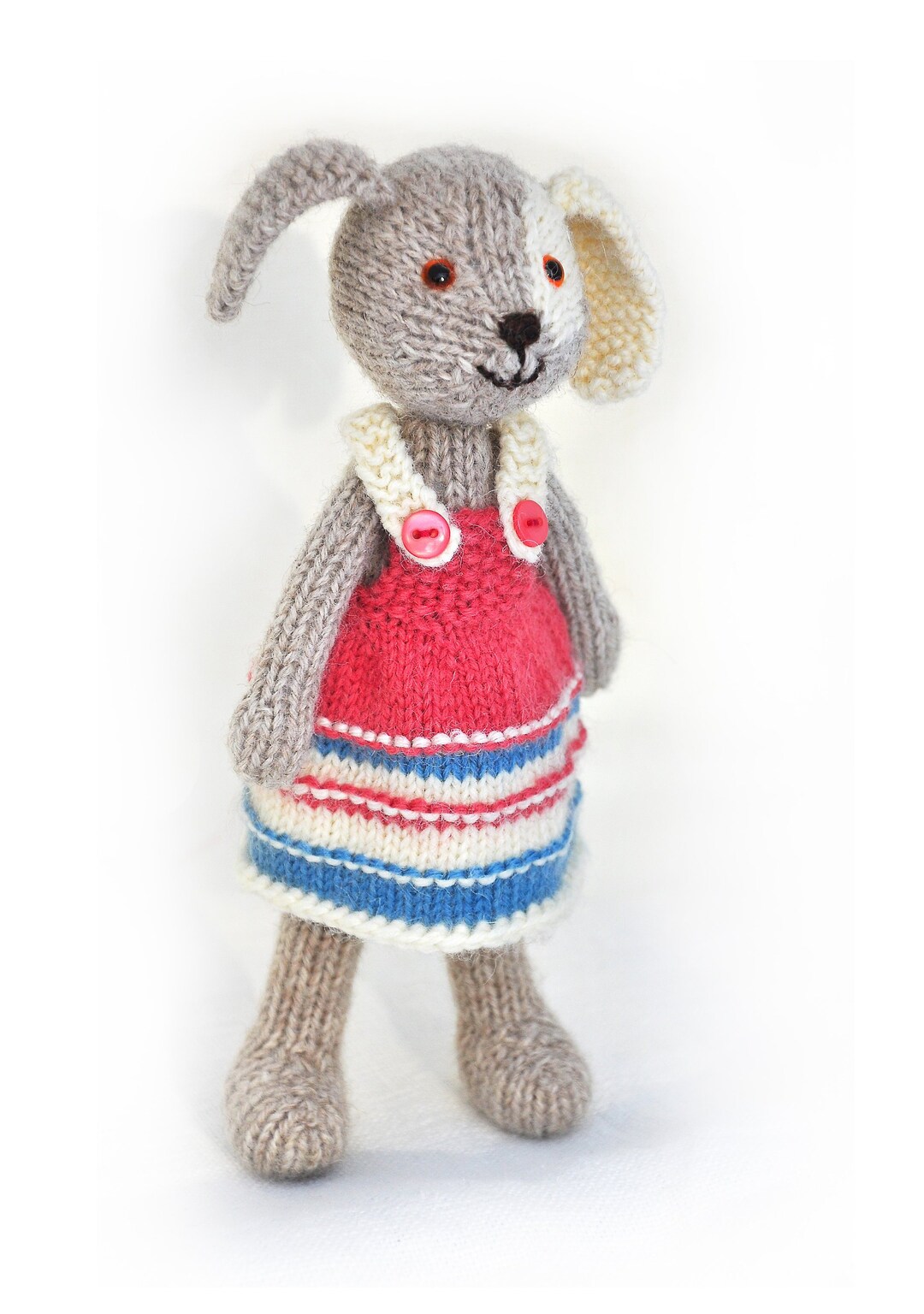 Knitting Pattern Toy Puppy Knit Patterns Pdf Toy Animal Toy Pattern ...