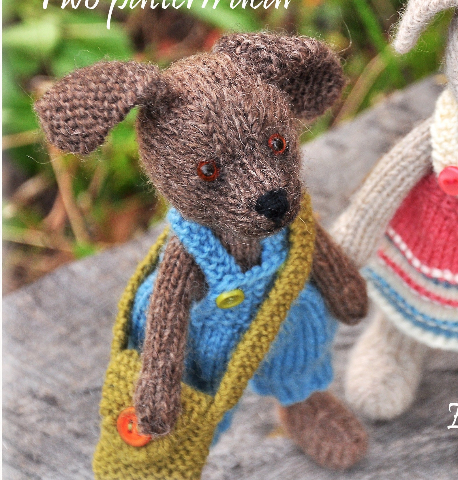 Puppy Knitting Pattern PDF, Knitted Animal Toy. Amigurumi Dog. - Etsy