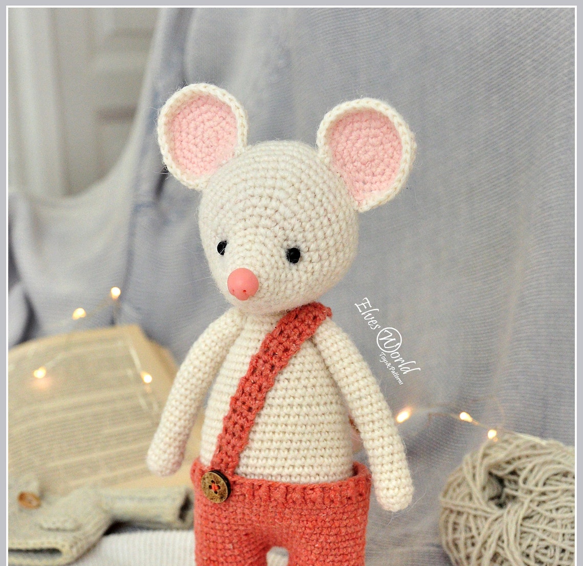 Amigurumi Mouse Crochet Pattern for a Mouse in Pants. Bonus | Etsy