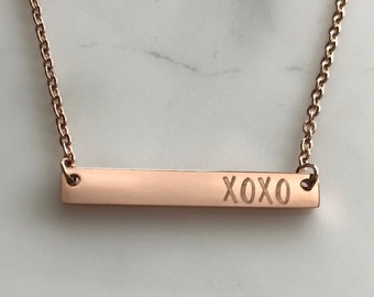 Xoxo necklace | Etsy