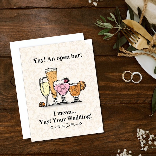 Funny wedding card - Etsy.de