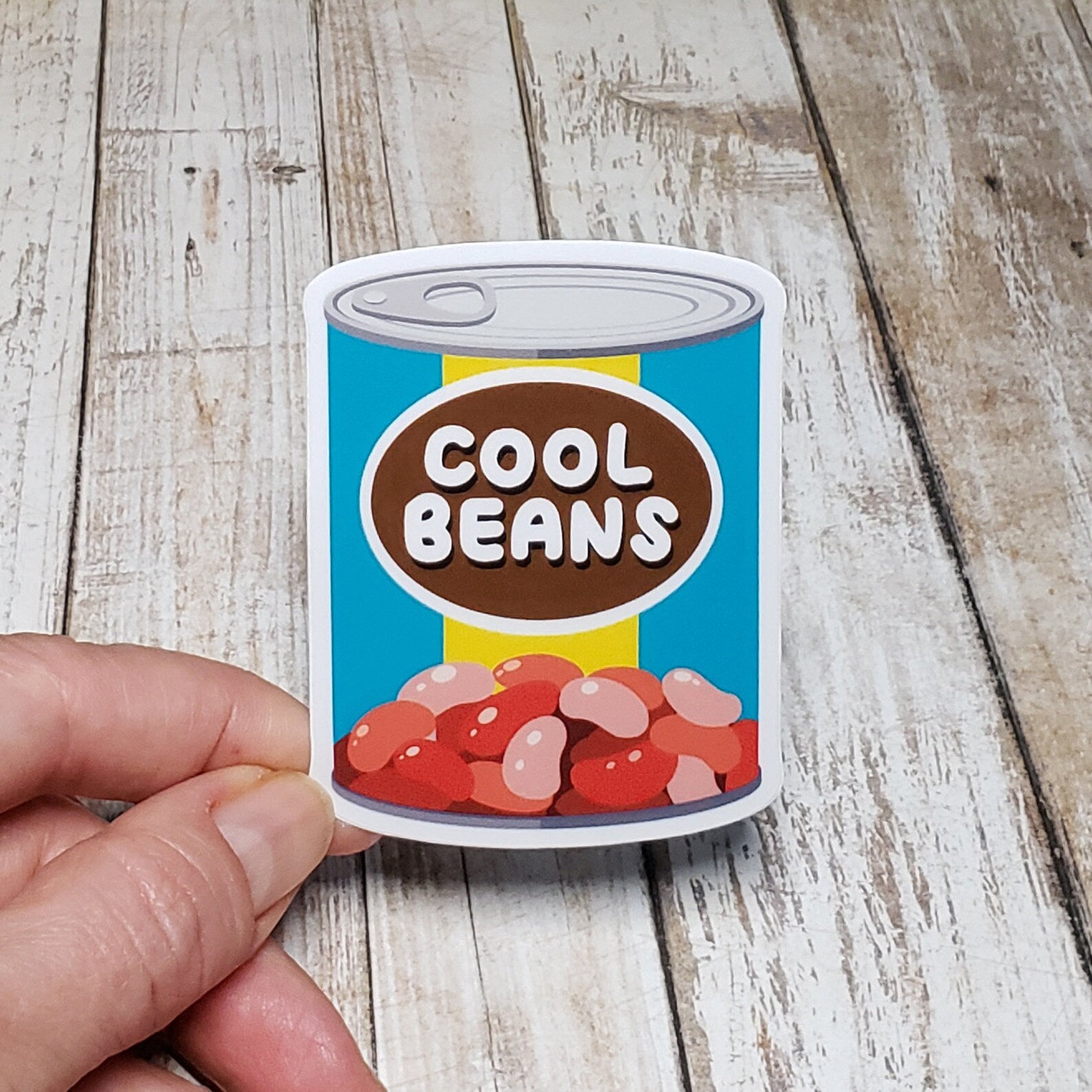 Cool Beans Vinyl Sticker Funny Stickers Food Stickers - Etsy.de