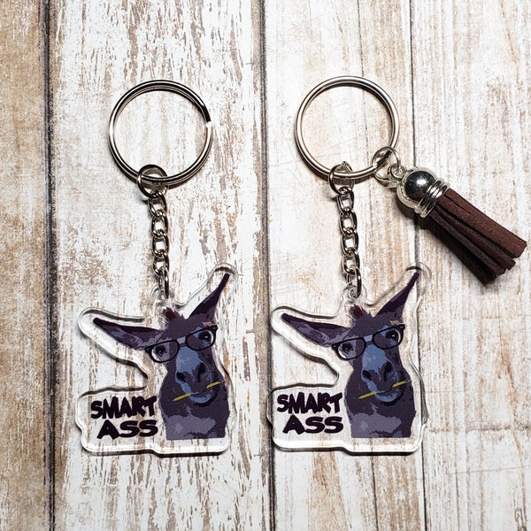 Donkey Keychain - Etsy