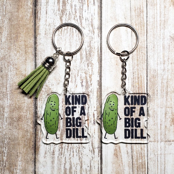 Dill Pickle Keychain - Etsy