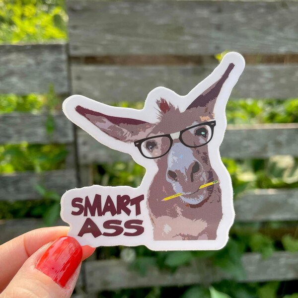 Smart Ass Stickers - Etsy