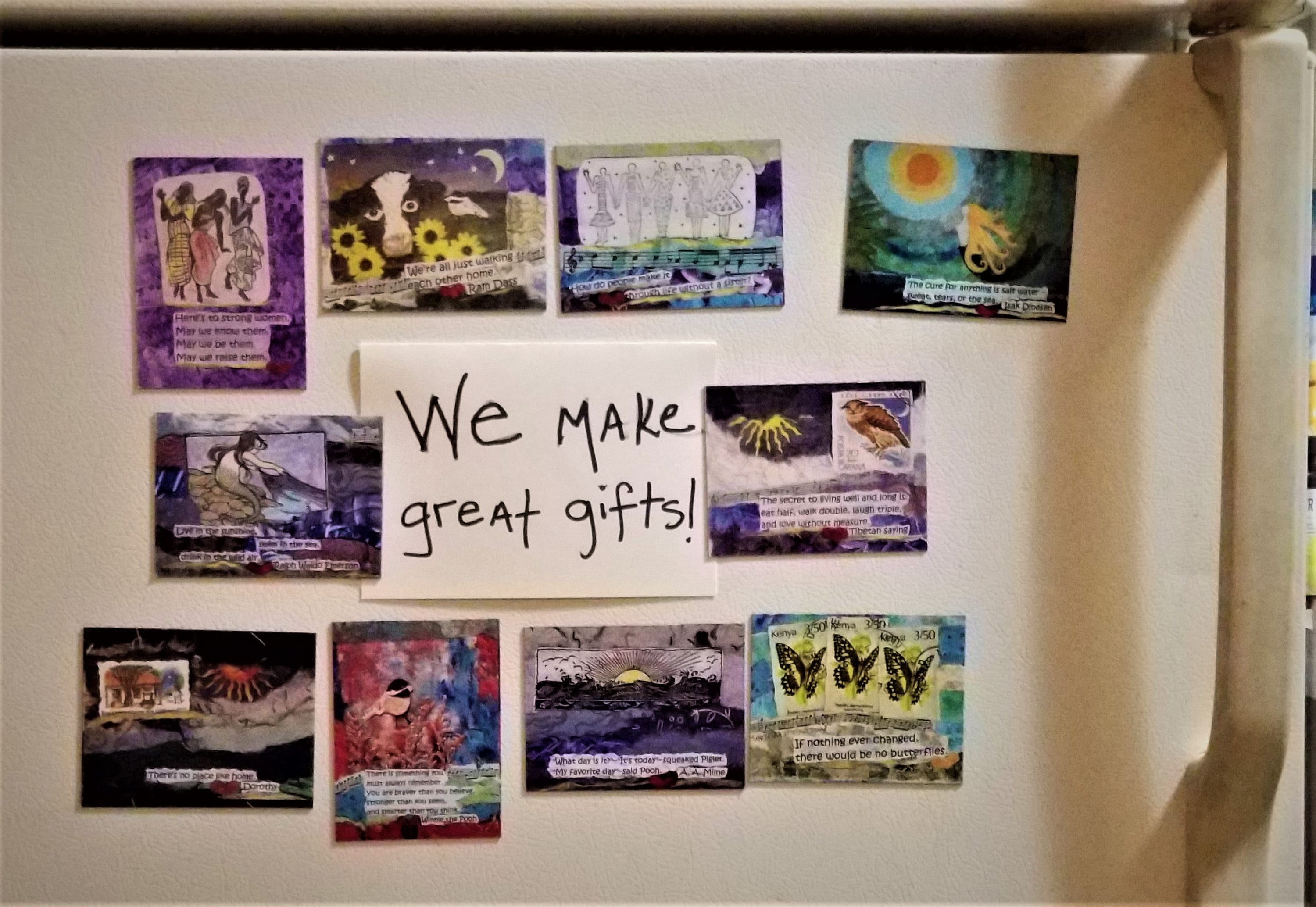 Albert Einstein Quote Magnet, Gratitude Miracle Art - Etsy