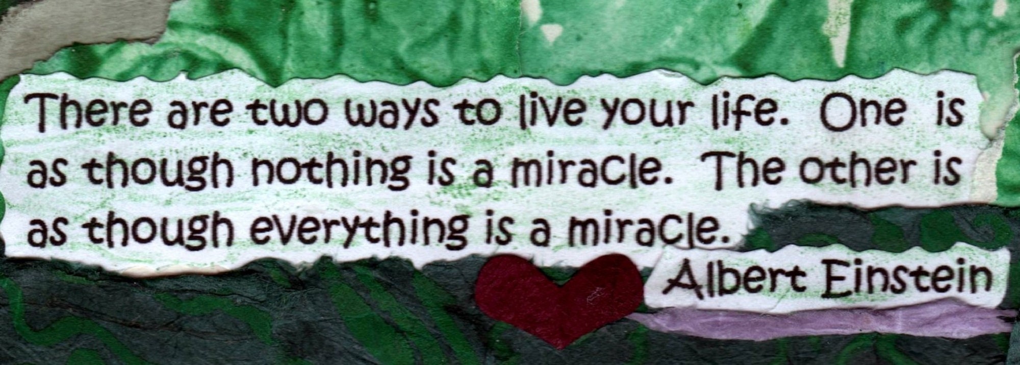 Miracles Greeting Card. Albert Einstein Quote. - Etsy