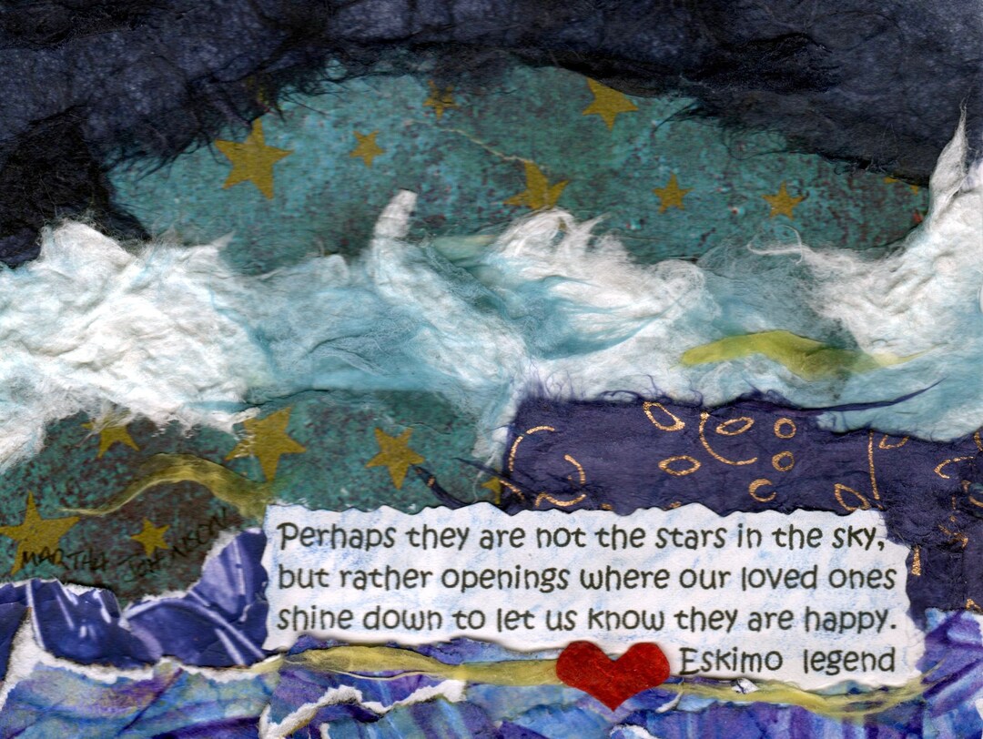 Sympathy Magnet. Condolence Magnet Gift. Beareavement Quote. Eskimo ...