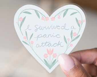 Panic Attack Sticker - Etsy