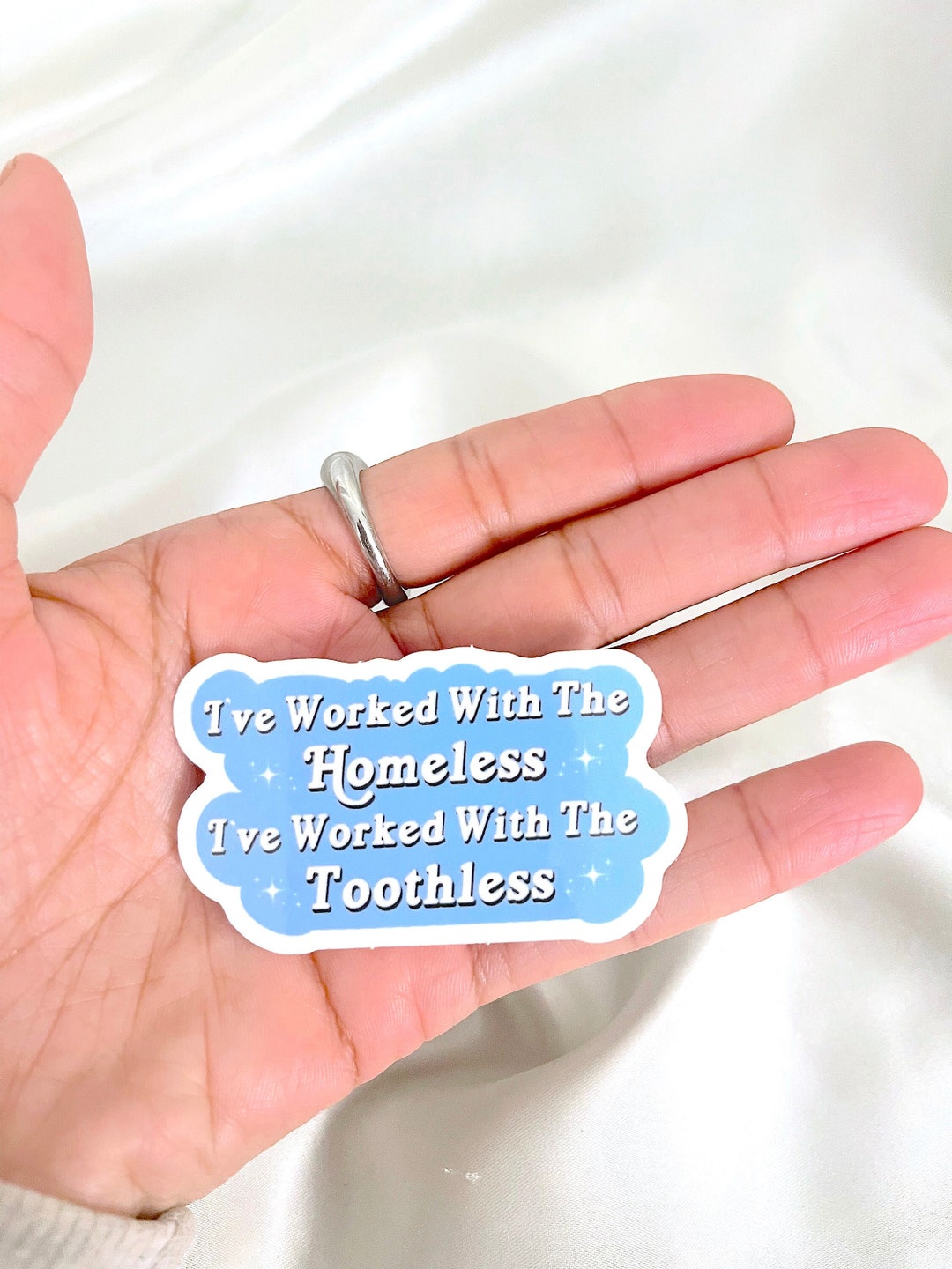 Homeless Not Toothless Bravo Gift Funny Sticker RHOBH - Etsy