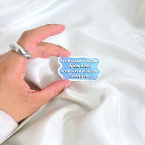 Homeless Not Toothless Bravo Gift Funny Sticker RHOBH Kathy Hilton Real ...