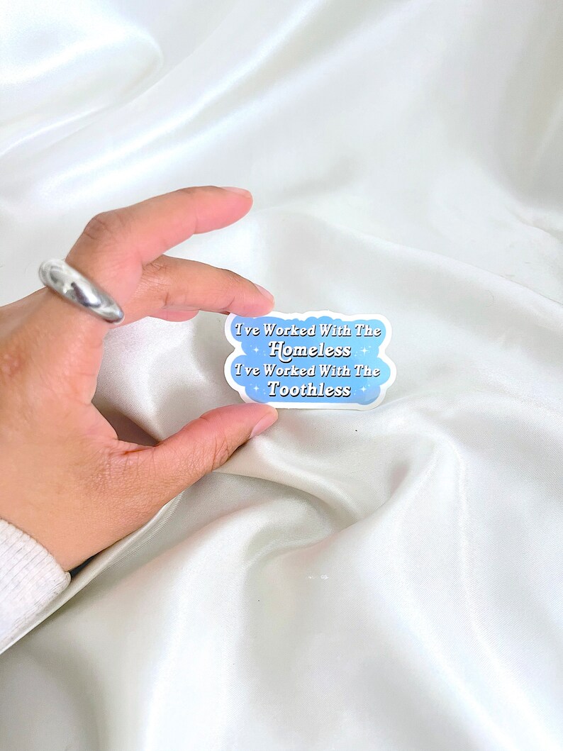 Homeless Not Toothless Bravo Gift Funny Sticker RHOBH - Etsy