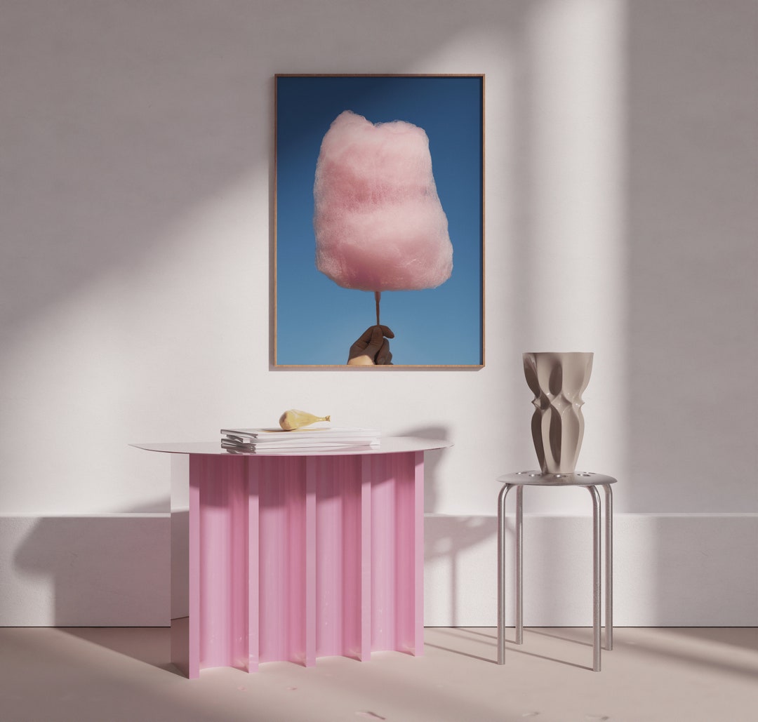 Cotton Candy Print Maximalist Decor Candy Wall Art Cute Trendy Prints ...