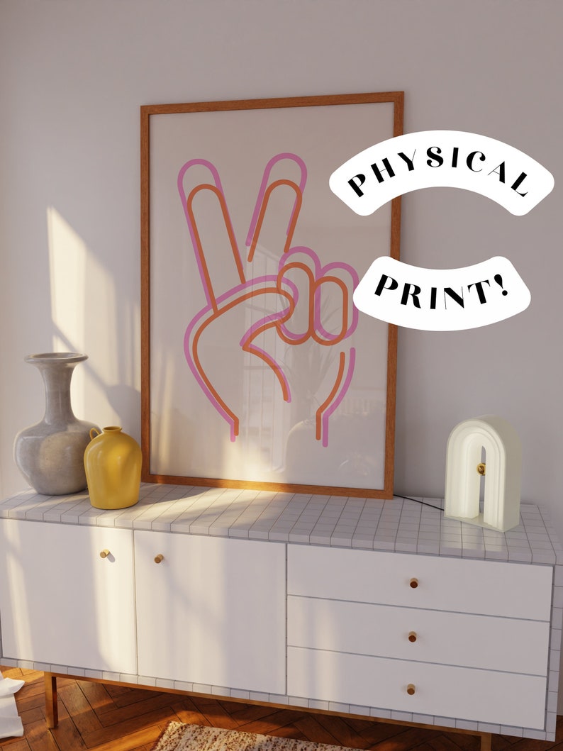 Retro Wall Art Aura Poster Groovy Wall Art Trendy Poster - Etsy