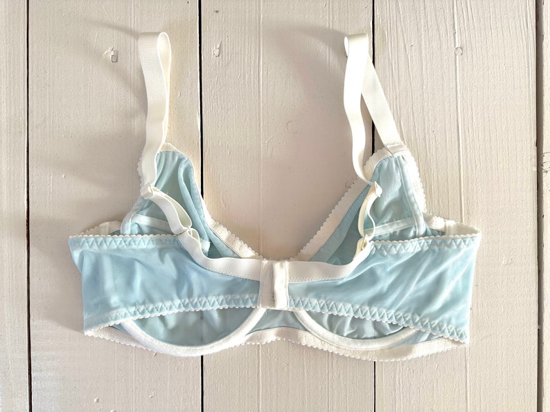 Sheer Blue Mesh Bra. Many Colours of Mesh - Etsy