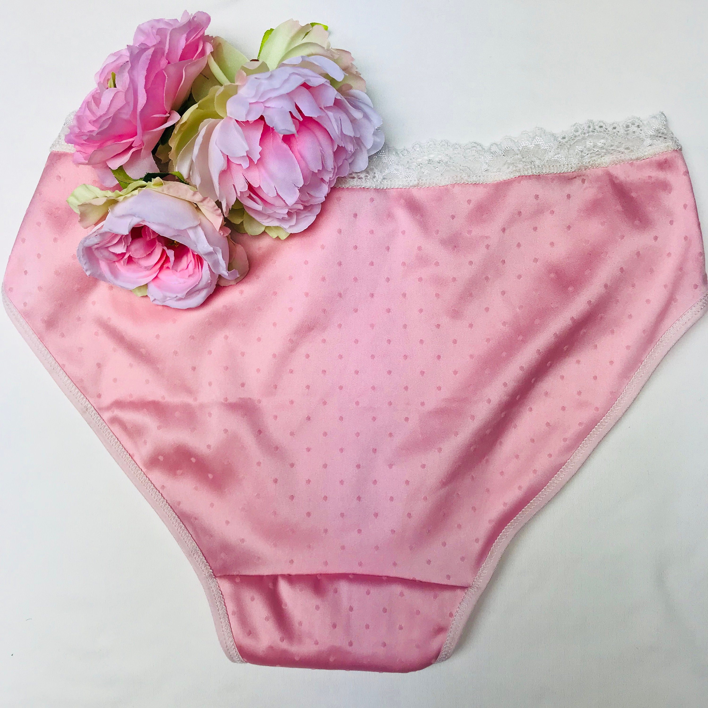 Satin Silk Panties Low Waisted Panties Pink Silk Panties Satin Etsy