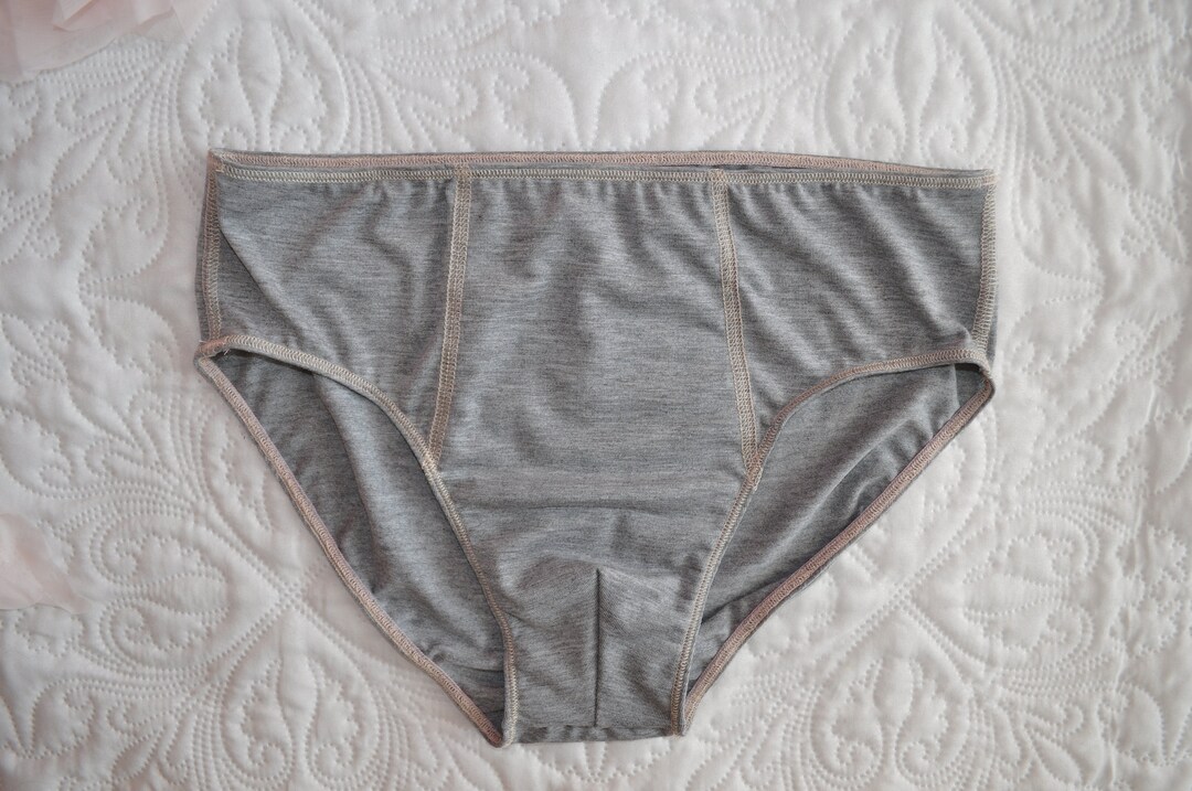 Mens Underwear Grey Cotton Briefs - Etsy