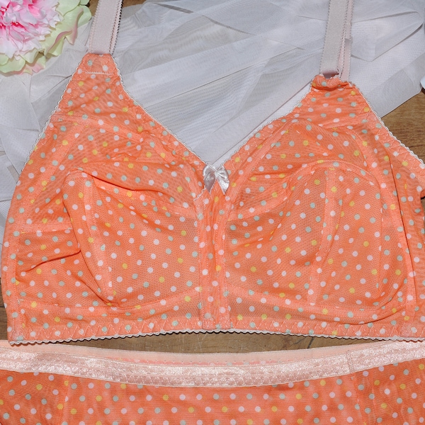 Orange Sheer Bra - Etsy