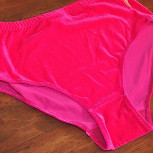 Bright Pink Velvet Panties. - Etsy