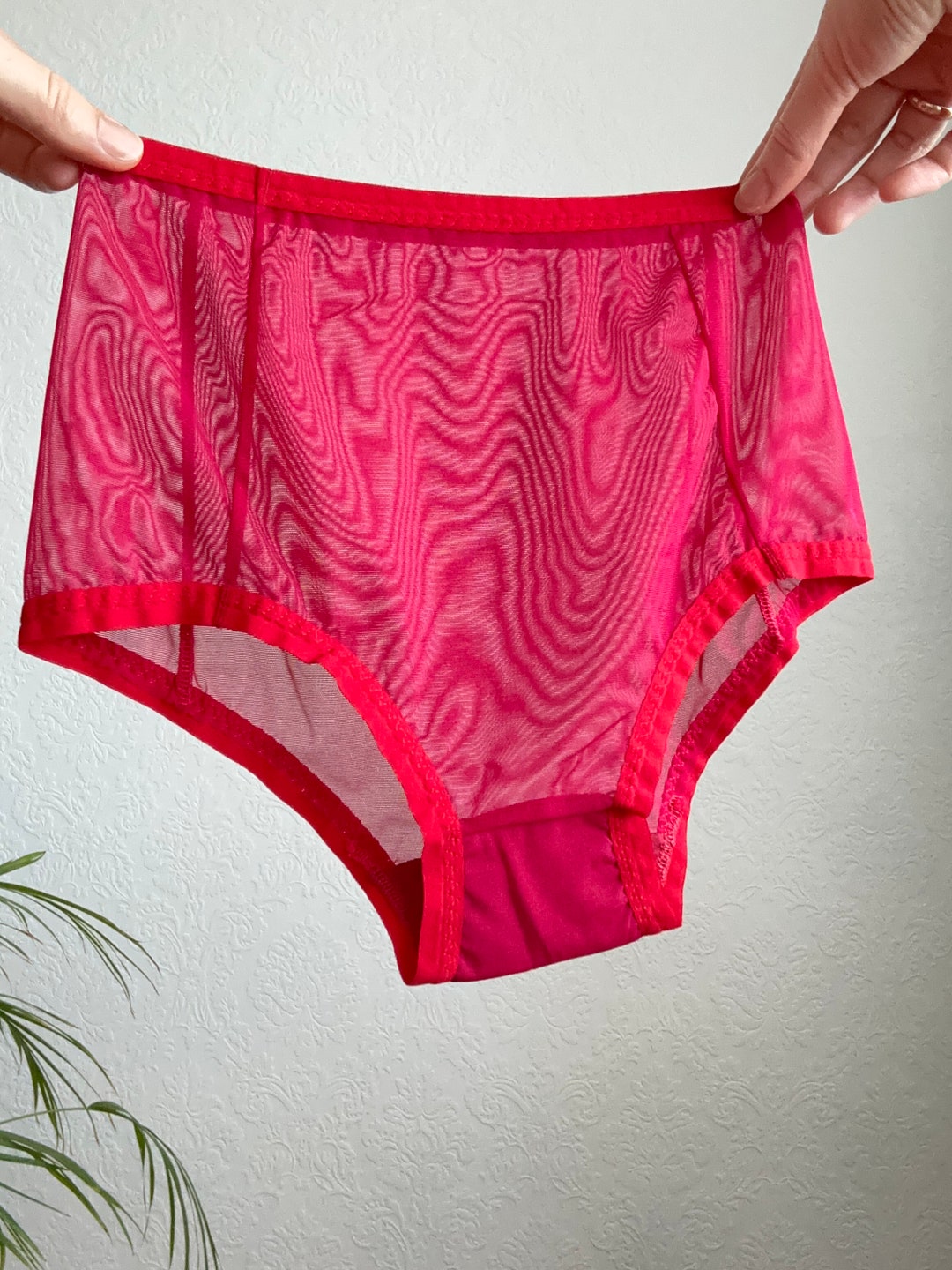 Red Transparent Panties. - Etsy