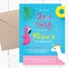 Rose Gold Pool Party Birthday Invitations Rose Gold Pool | Etsy