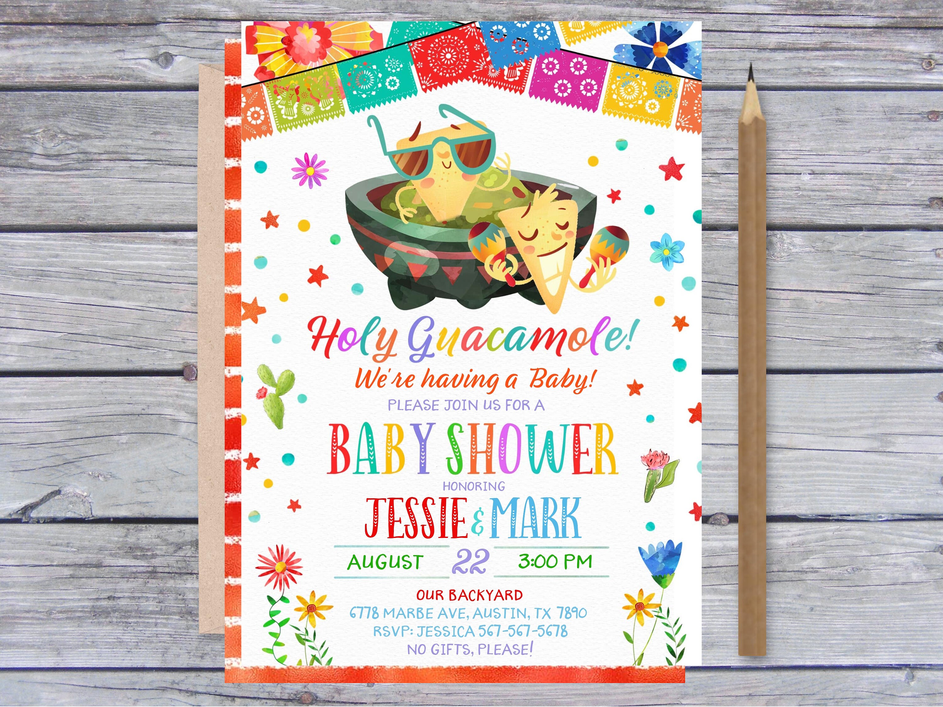 Editable Fiesta Baby Shower Invitation Boy Nacho Baby Shower - Etsy