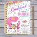 Editable Candyland Invitation, Editable Unicorn Candyland, Unicorn ...
