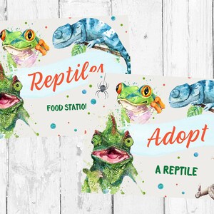 Reptiles Welcome Sign, Reptiles Party Decorations, Reptile Decoration ...