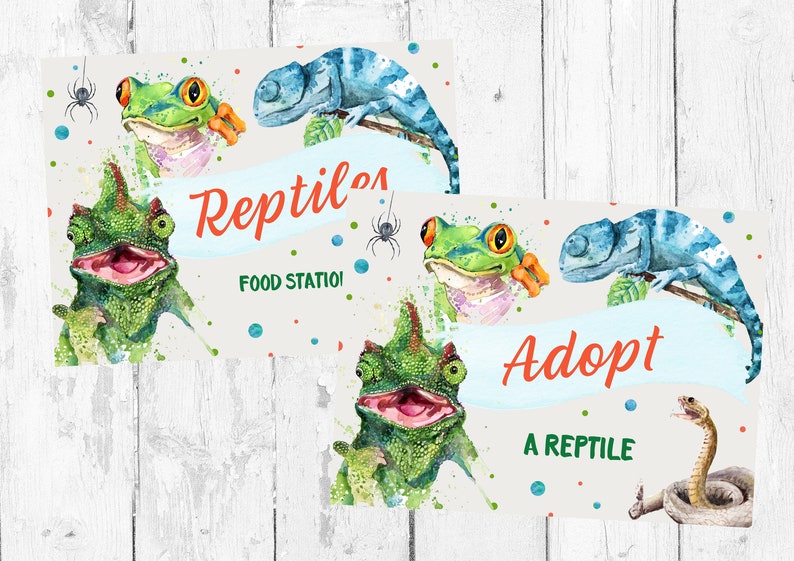 Reptiles Welcome Sign Reptiles Party Decorations Reptile - Etsy