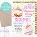 Donuts Sleepover Birthday Invitation, Donuts Slumber Party Invitations ...