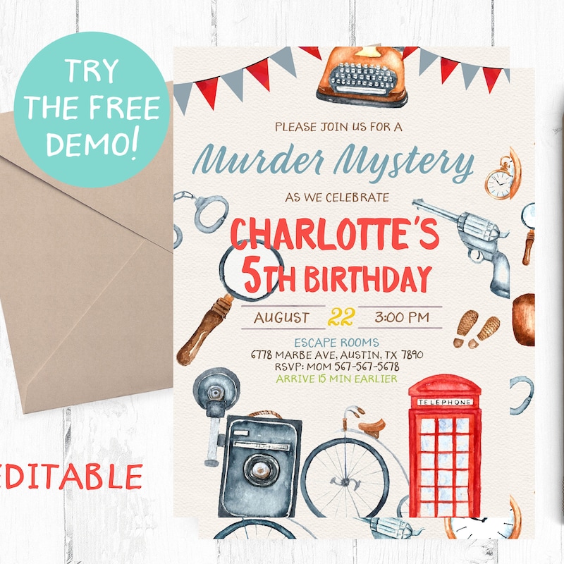 Sherlock Party - Etsy