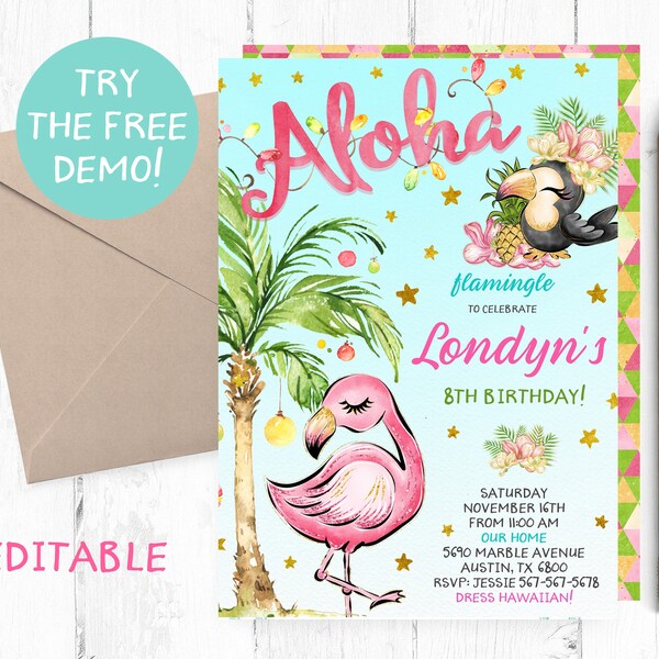 Winter Luau Party - Etsy