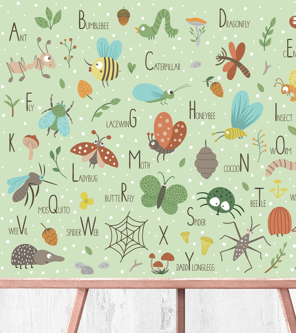 Insects ABC Alphabet Poster Printable ABC Alphabet Classroom - Etsy