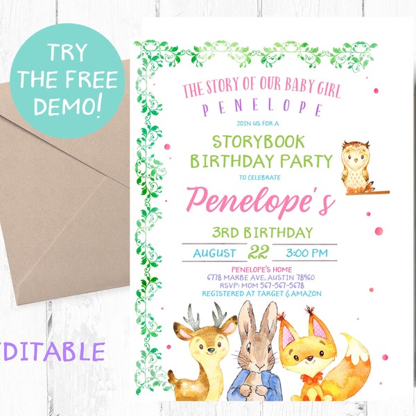 Storybook Party - Etsy