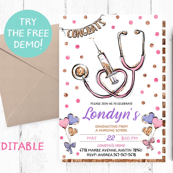 Nursing Graduation Party Decorations - Etsy