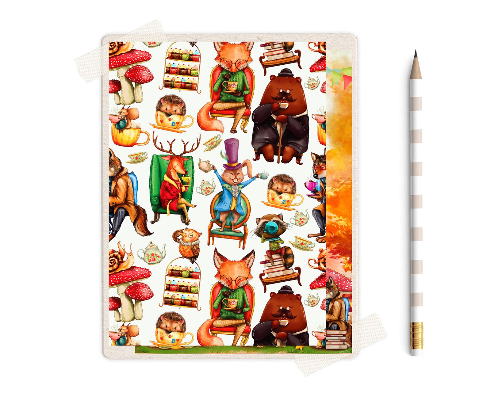 Fall Tea Party Invitation Fall Birthday Tea Party | Etsy