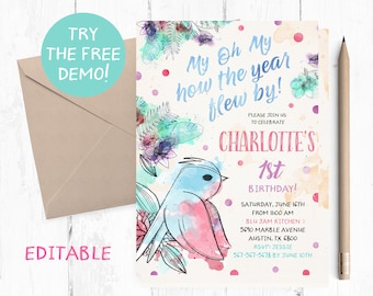 Bird Birthday Party | Etsy