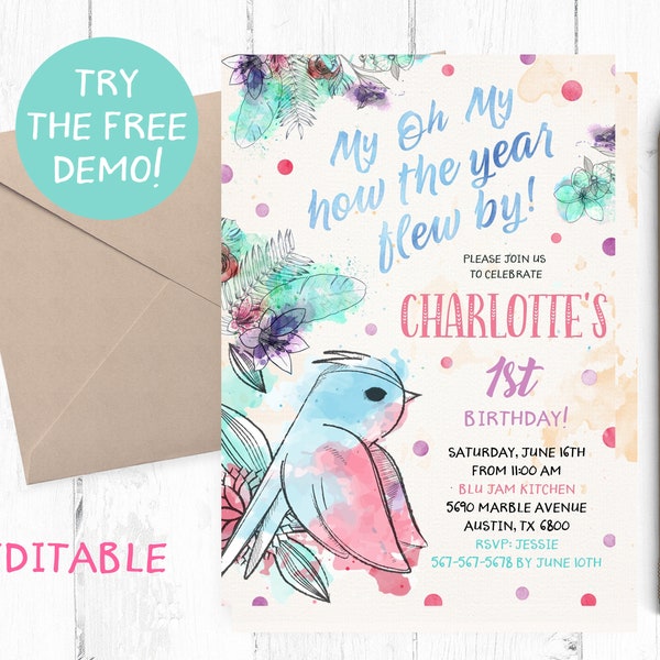 Bird Birthday Party - Etsy