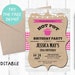 Editable Hot Pot Birthday Invitation, Pink Hot Pot Birthday Party ...