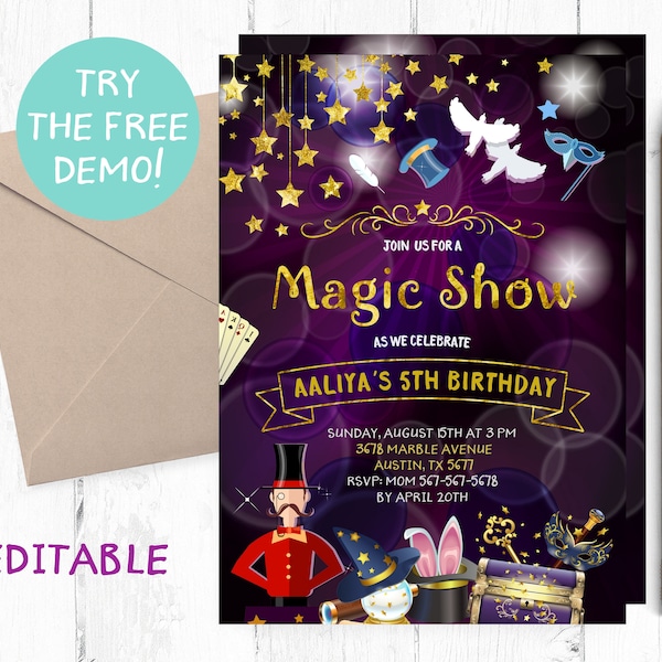 Magic Show - Etsy