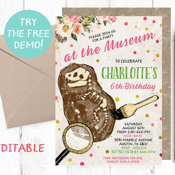 Night at the Museum Invitation - Etsy