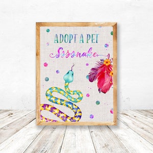 Snake Birthday Party Decorations, Snake Birthday Party Printables ...