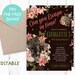 Editable Floral Escape Room Template, Girl Escape Room Birthday ...
