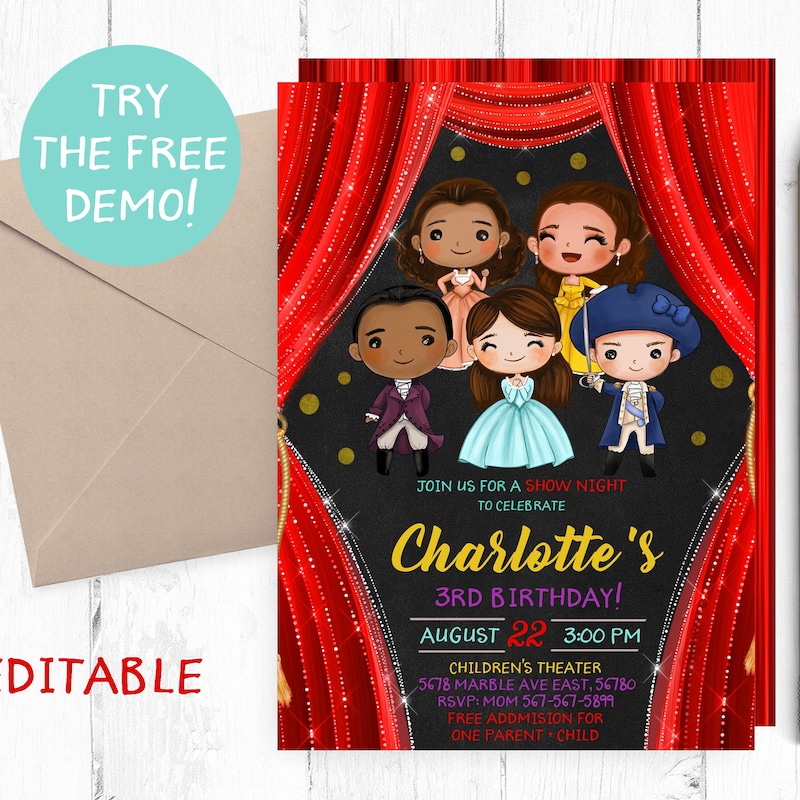 Hamilton Invitation - Etsy